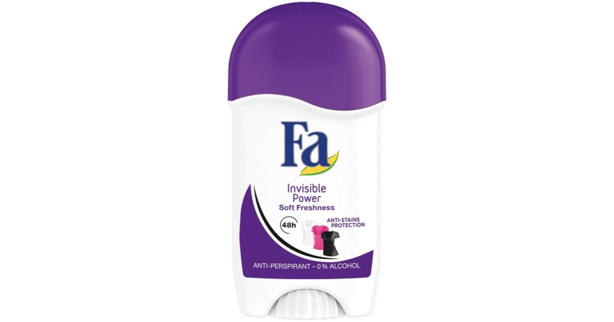 Fa Invisible Power antitranspirante en barra | notino.es