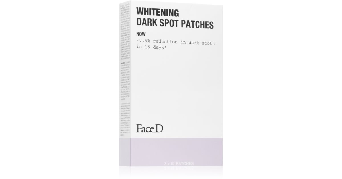 Face D Whitening patches for problem skin to treat dark spots | notino ...