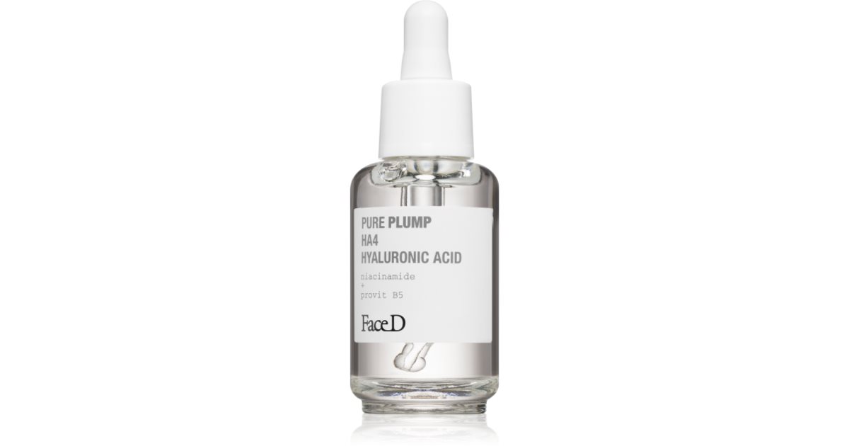 Face D Pure Plump HA4 exfoliating solution with revitalising effect ...