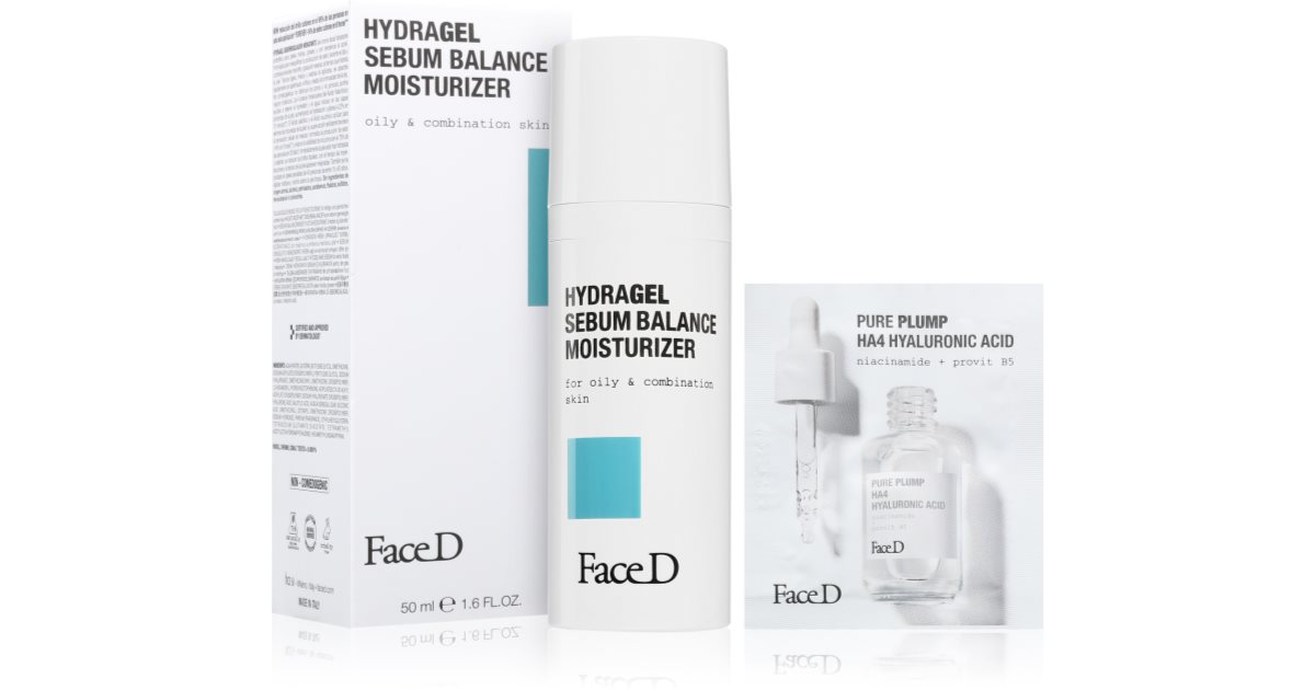 Face D Hydragel Sebum Balance Moisturizer moisturising gel cream for ...