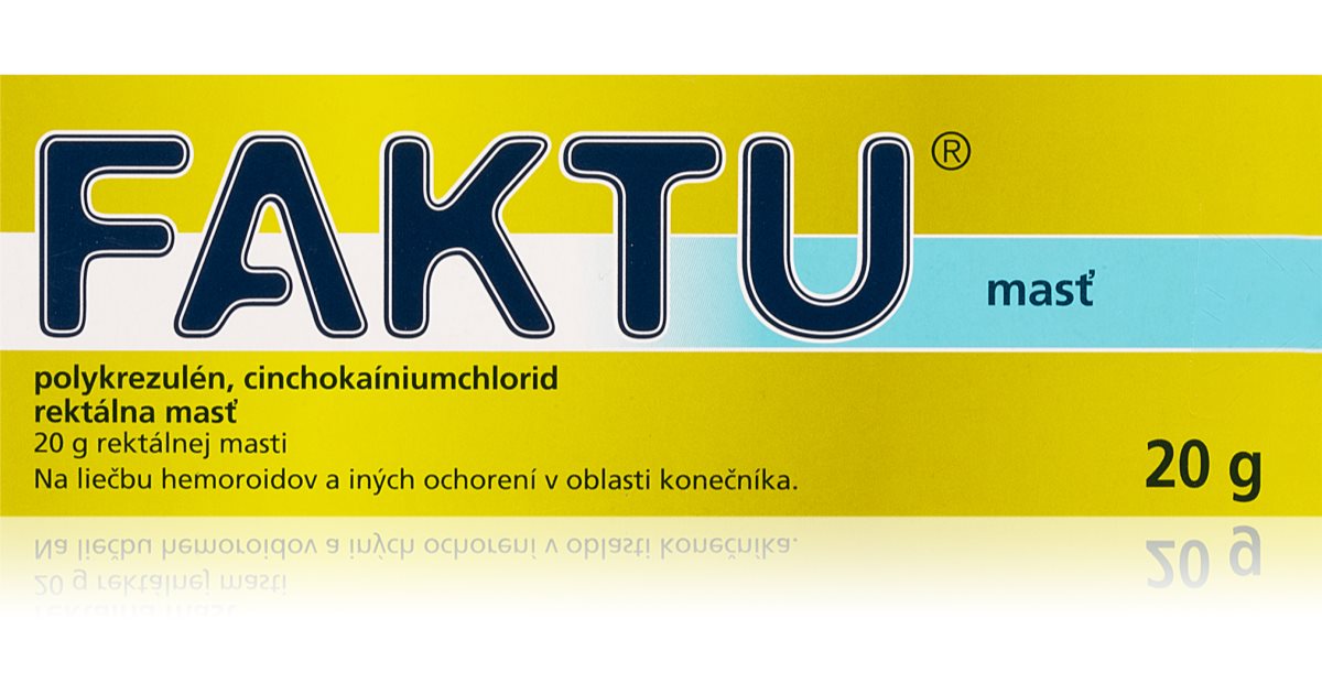 Faktu Faktu masť rektálna masť na hemoroidy | notino.sk