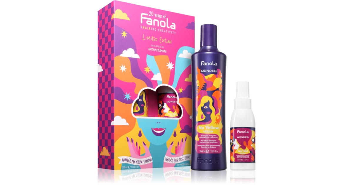 Fanola Wonder Set dárková sada pro blond a melírované vlasy | notino.cz