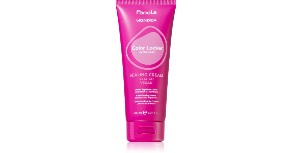Fanola Wonder Color Locker Extra Care Sealing Cream Smoothing Hair ...