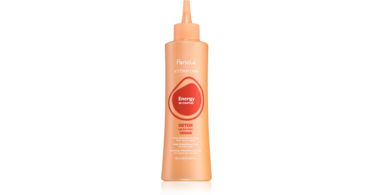 Fanola Vitamins Scalp Detoxifying Scrub Rensegel skrub til alle ...