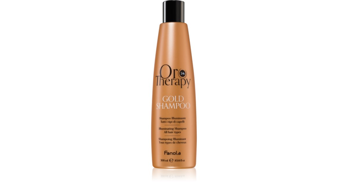 Fanola Oro Therapy Gold Shampoo Moisturizing Shampoo with 24 carat gold ...