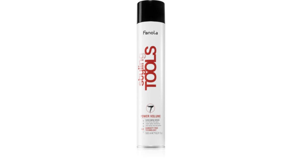 Fanola Styling Tools Hairspray for volume styling and curls | notino.ie
