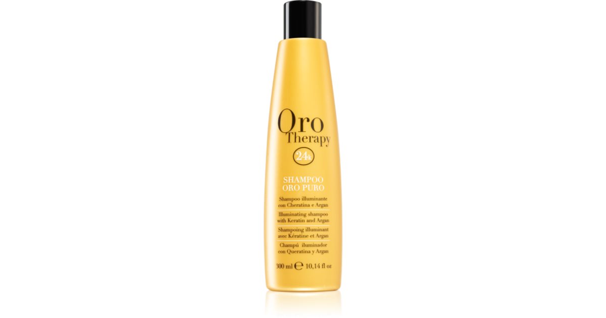 Fanola Oro Therapy Shampoo Oro Puro шампоан за блясък за матова коса ...