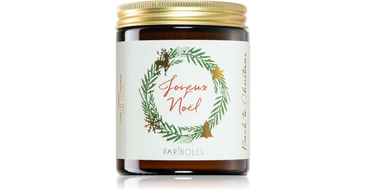 FARIBOLES Back to Joyeux Noël scented candle | notino.ie