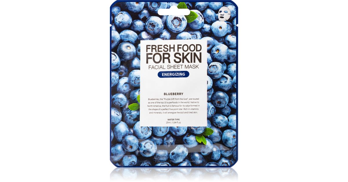 Farm Skin Fresh Food For Skin BLUEBERRY plátýnková maska | notino.cz