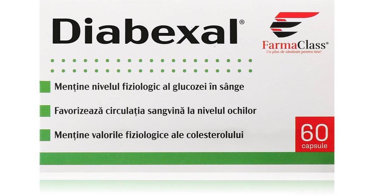 FarmaClass Industry Diabexal capsule pentru menținerea nivelului normal ...