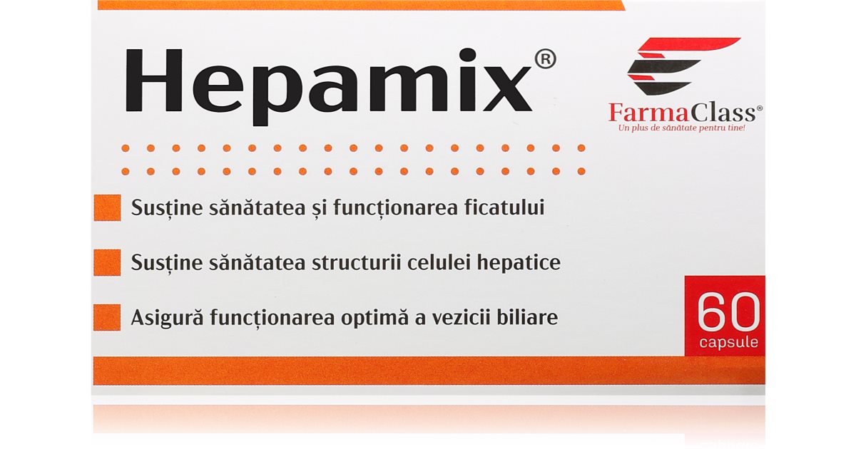 FarmaClass Industry Hepamix capsule pentru susținerea sănătății ...