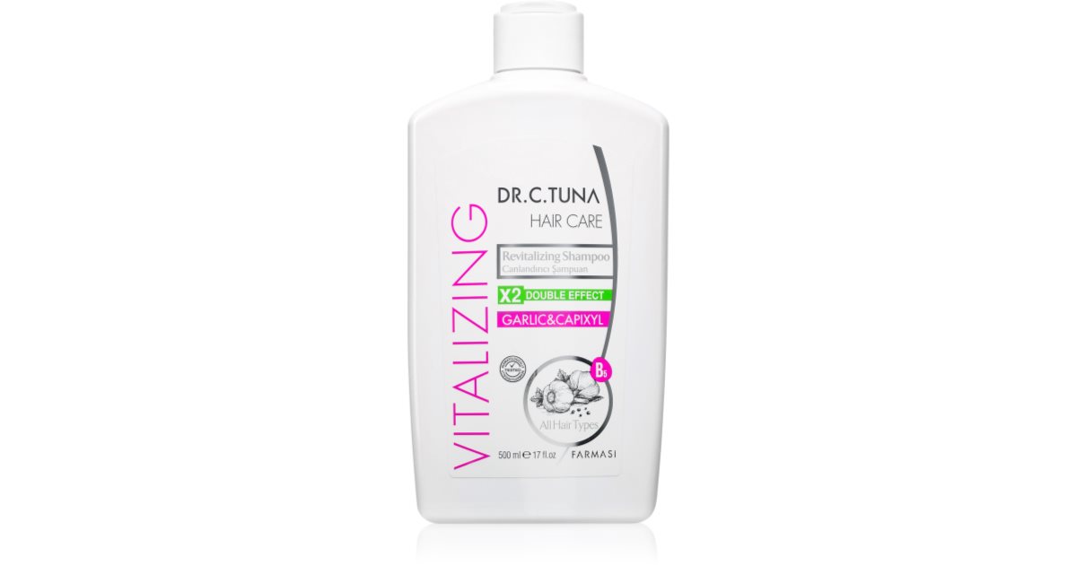 Farmasi Dr. C. Tuna Garlic & Capixyl restoring shampoo for fine and ...