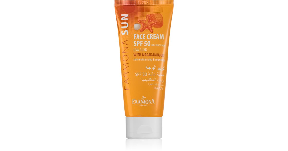 Farmona Sun Face protective cream for normal and dry skin SPF 50 ...