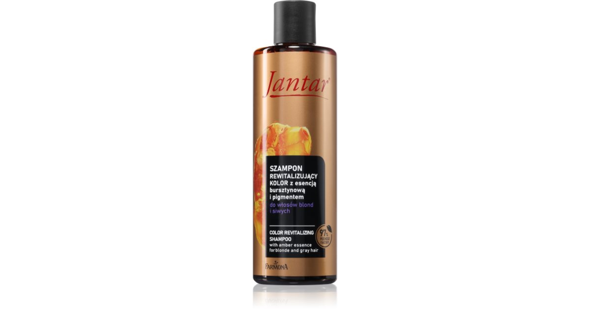 Farmona Jantar Amber Essence Revitalizing Shampoo for blonde and grey ...