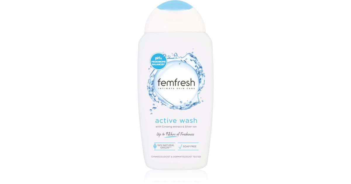 Femfresh Active extra gentle cleansing emulsion for intimate hygiene ...