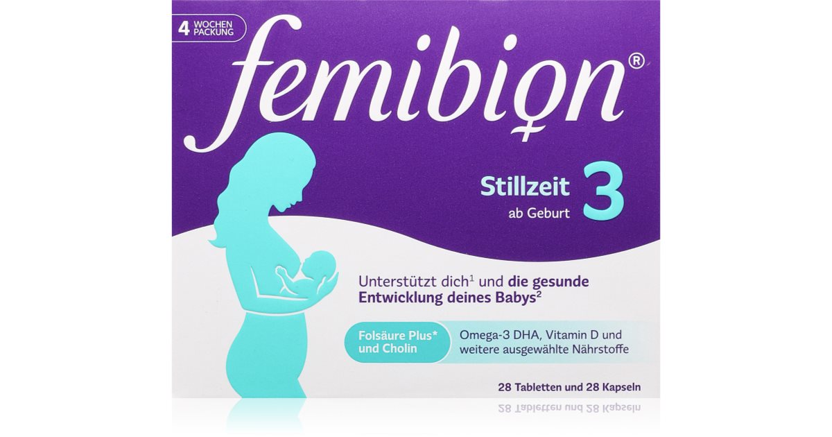 Femibion Femibion 3 Stillzeit ab Geburt Kapseln zur Förderung der ...