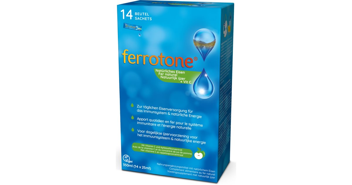 FERROTONE® Natural source of iron with vitamin C peroralna otopina ...