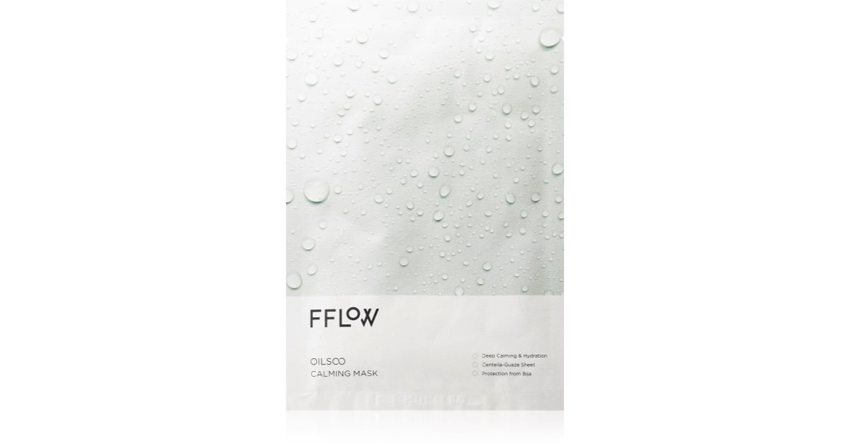 FFLOW Oilsoo Calming Mask Moisturising and Soothing Sheet Mask | notino ...