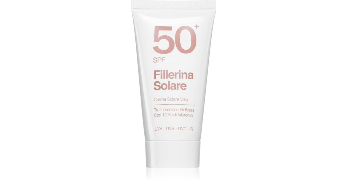 Fillerina Sun Beauty Crema Solare Viso crema solar facial SPF 50 ...