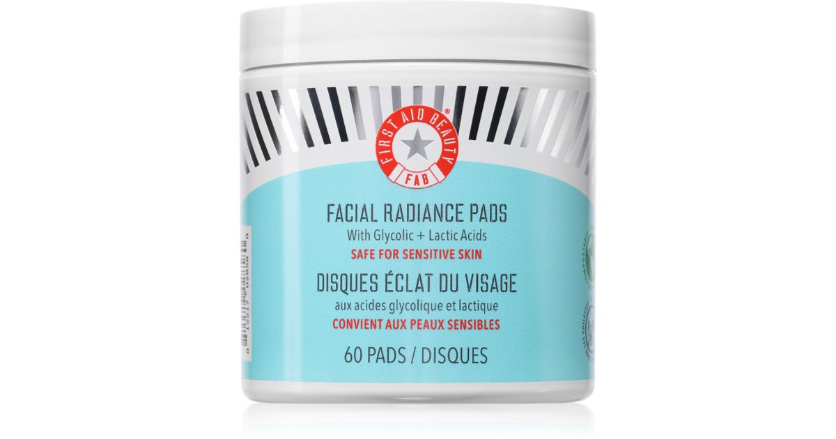 First Aid Beauty Facial Radiance Pads exfoliating pads to brighten and ...