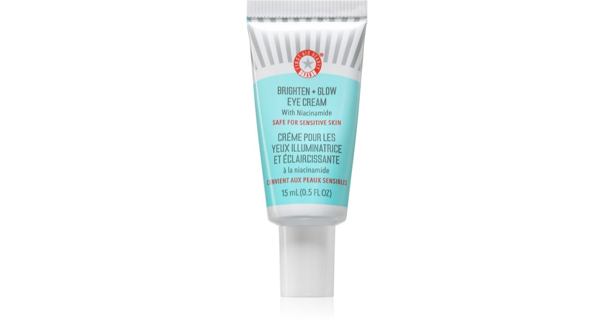 First Aid Beauty Brighten + Glow brightening eye cream with niacinamide ...