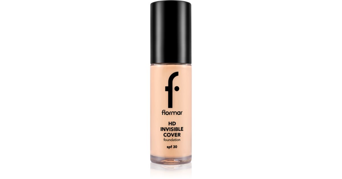 flormar HD Invisible Cover Foundation lehký make-up s rozjasňujícím ...