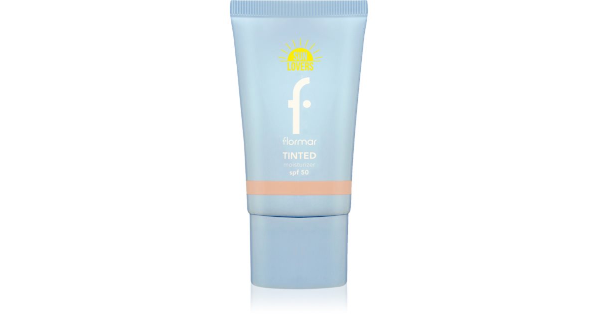 flormar Sun Lovers Tinted Moisturizer SPF 50 crema hidratante con color ...