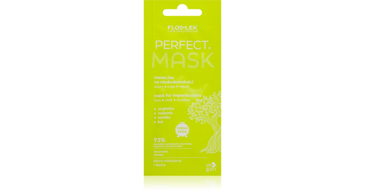 FlosLek Laboratorium Perfect reinigende Maske für das Gesicht für Haut ...