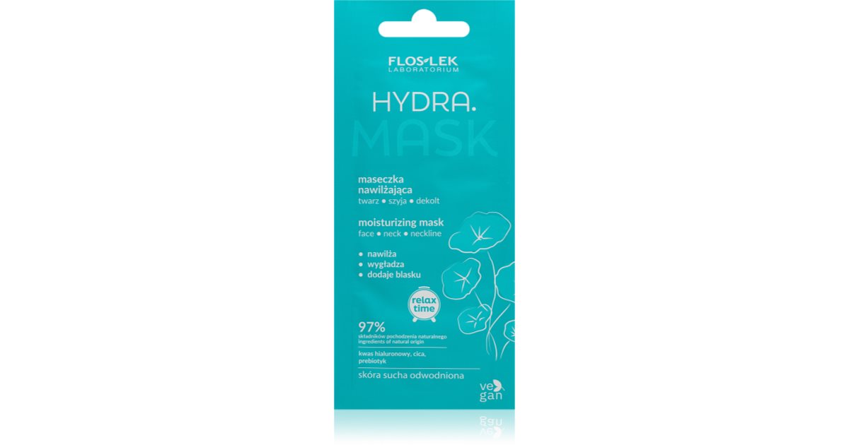 FlosLek Laboratorium Hydra masque hydratant à l'acide hyaluronique ...