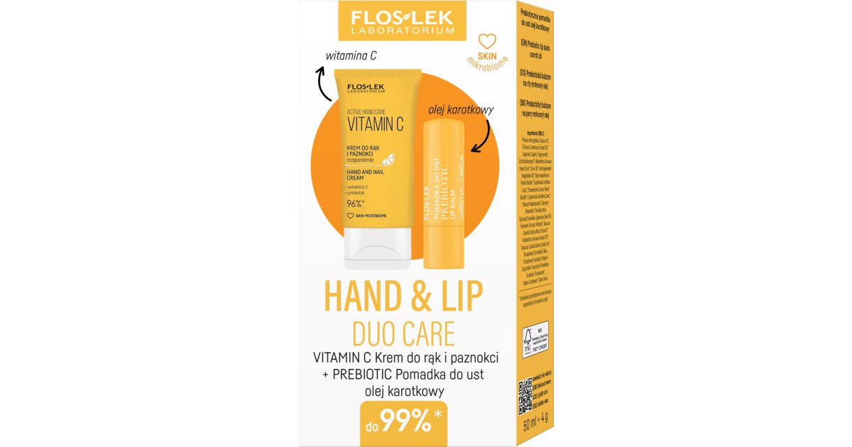 FlosLek Laboratorium Hand & Lip Duo Care Vitamin C coffret | notino.pt