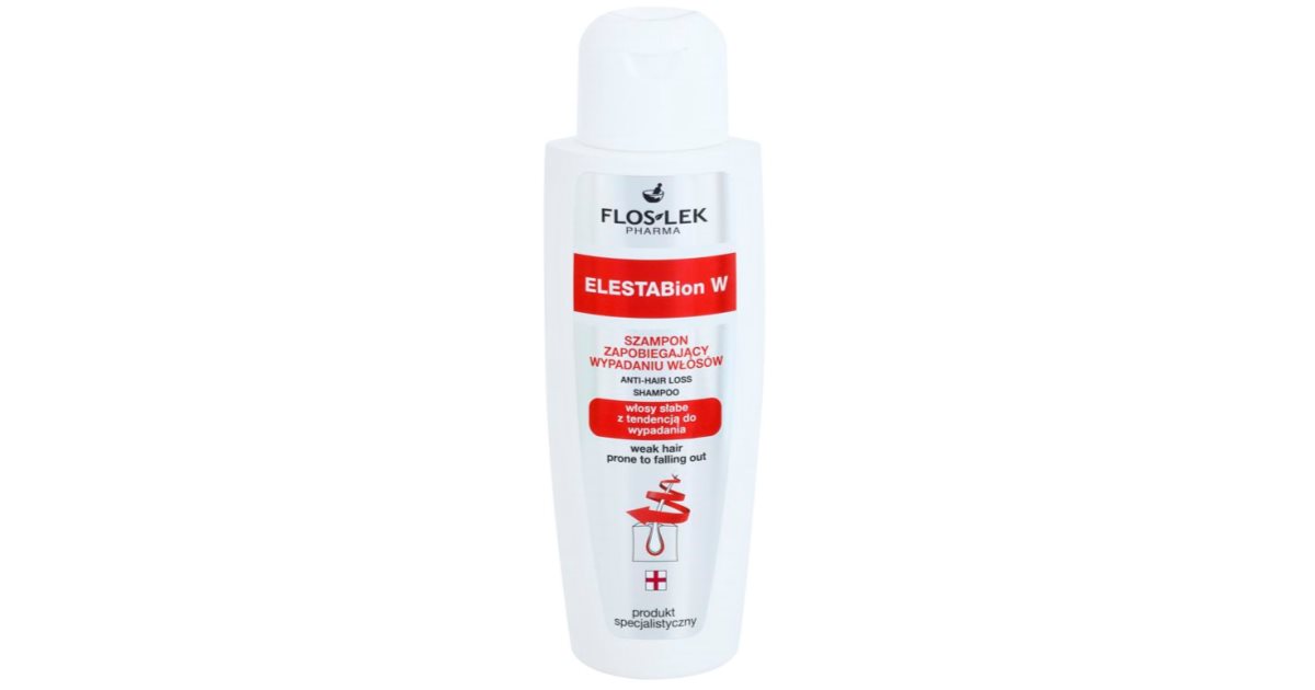 FlosLek Pharma ElestaBion W Energising Shampoo against hair loss ...