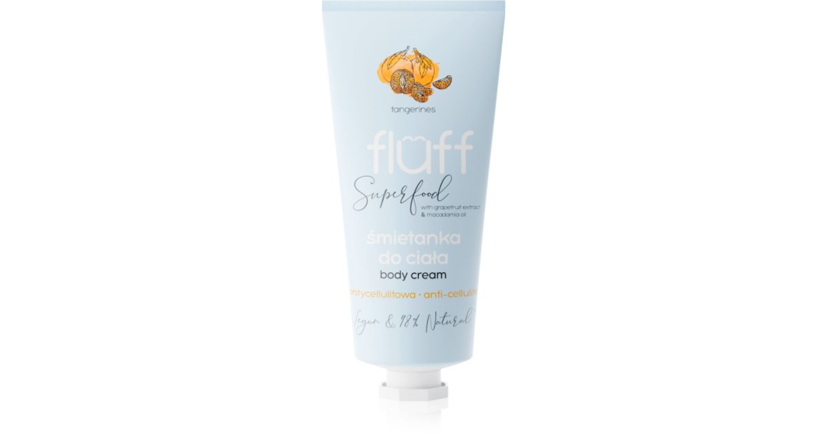 Fluff Superfood Tangerines Anti - Cellulite Body Cream | notino.ie