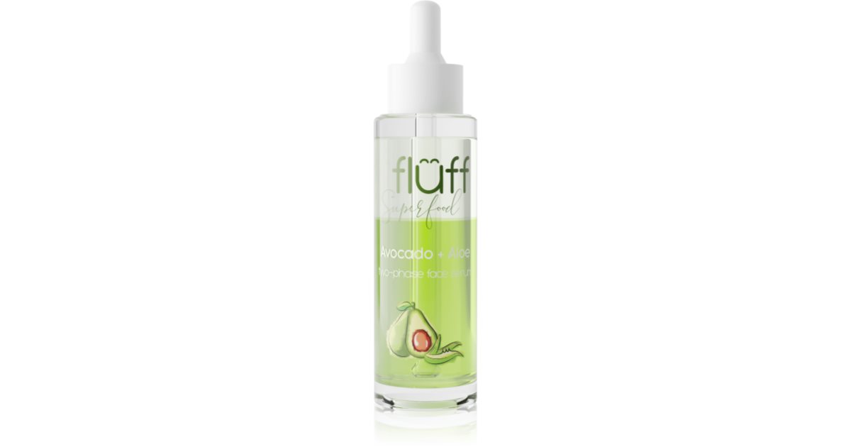 Fluff Superfood Two-Phase Serum with nourishing and moisturising effect ...