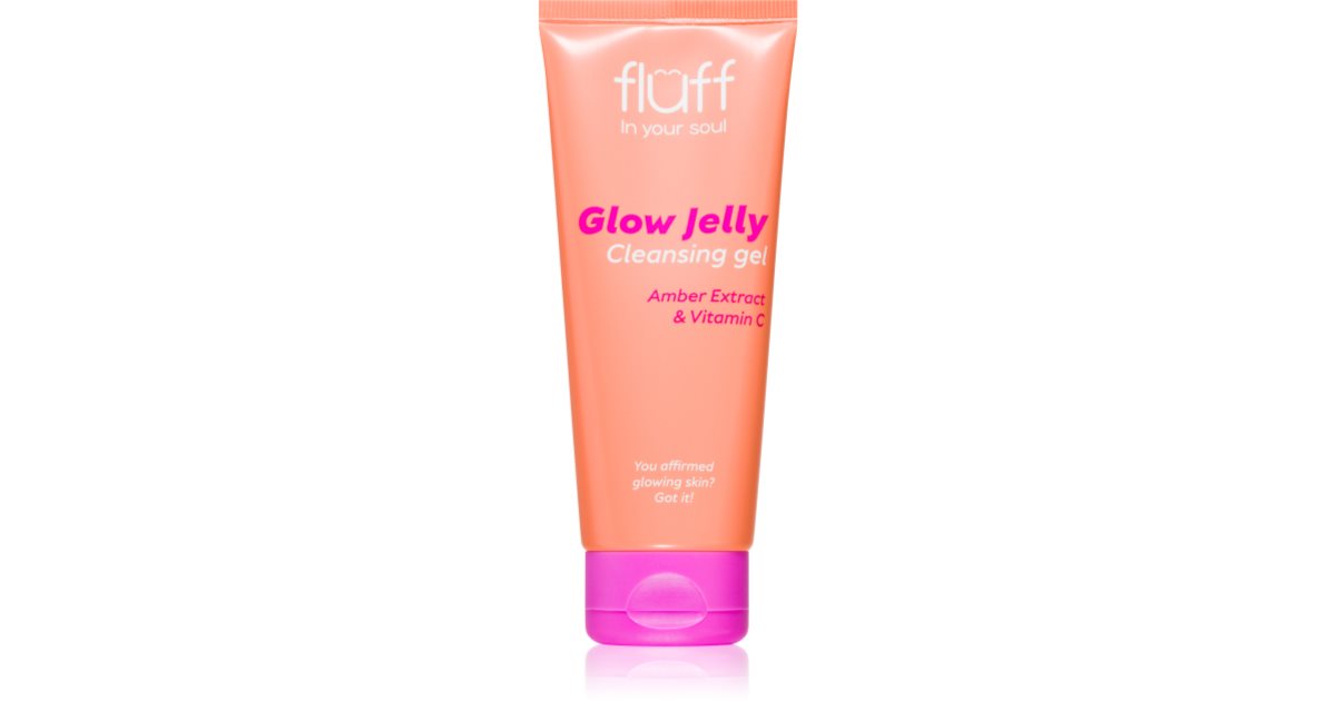 Fluff Glow Jelly gel facial cleanser with vitamin C | notino.co.uk