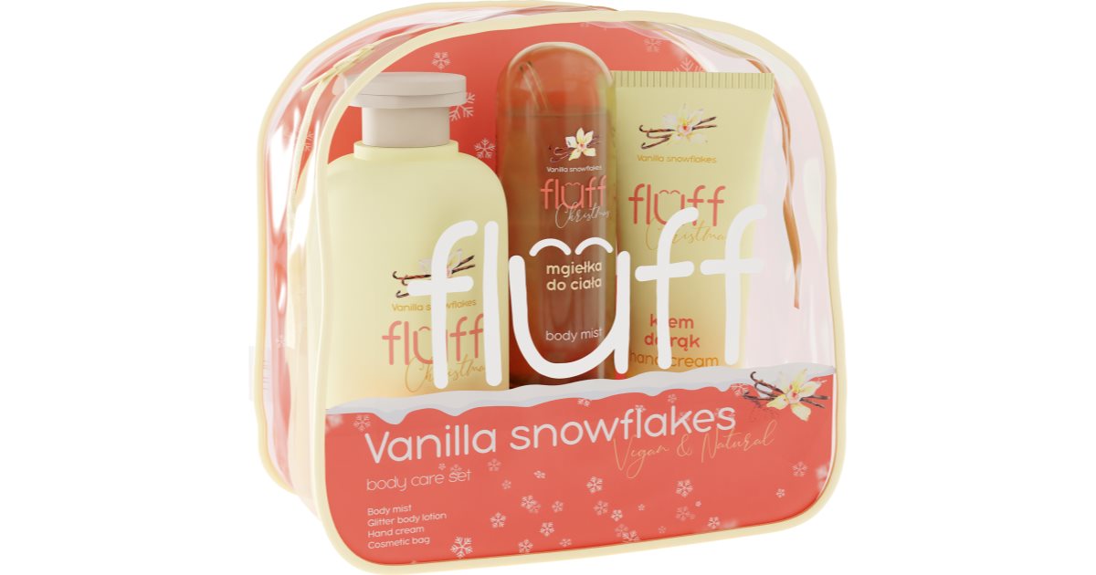 Fluff Vanilla Snowflakes Geschenkset (für den Körper)
