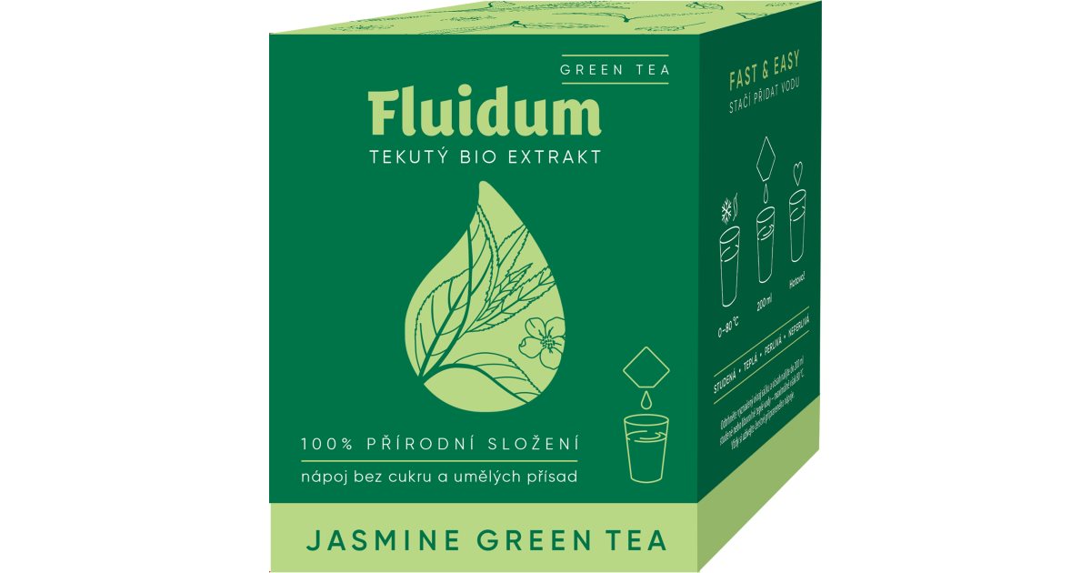 Fluidum Jasmine Green Tea BIO flüssiger BIO-Extrakt | notino.at
