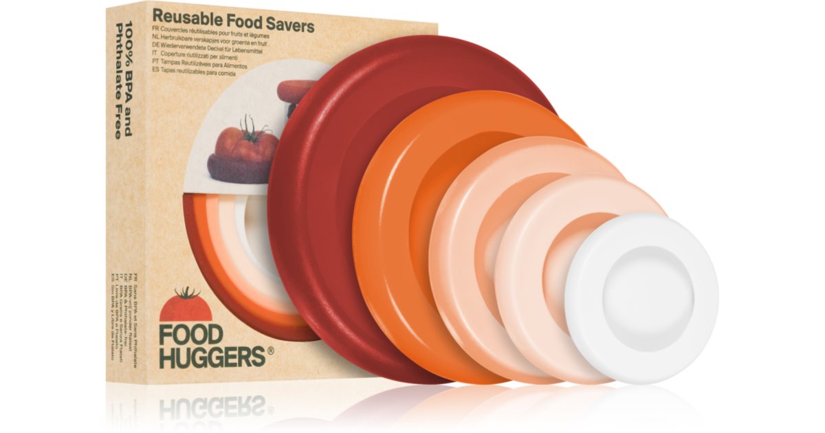 Food Huggers Food Huggers Set set of silicone covers for fruit and ...