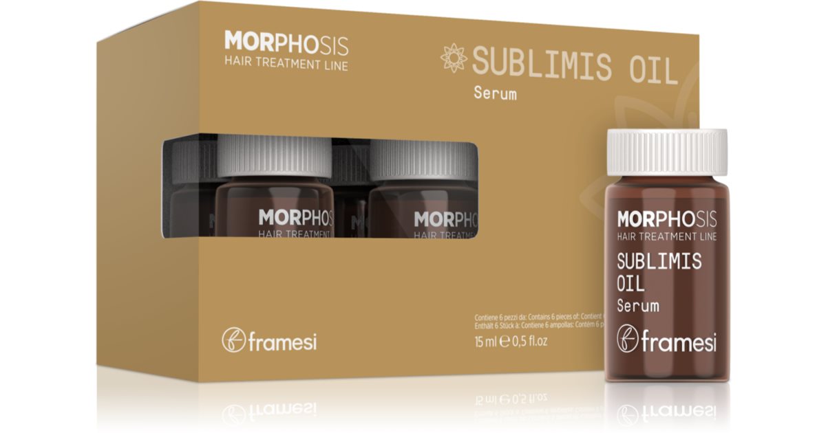 Framesi Morphosis Sublimis Oil tehokosteuttava seerumi hiuksiin | notino.fi
