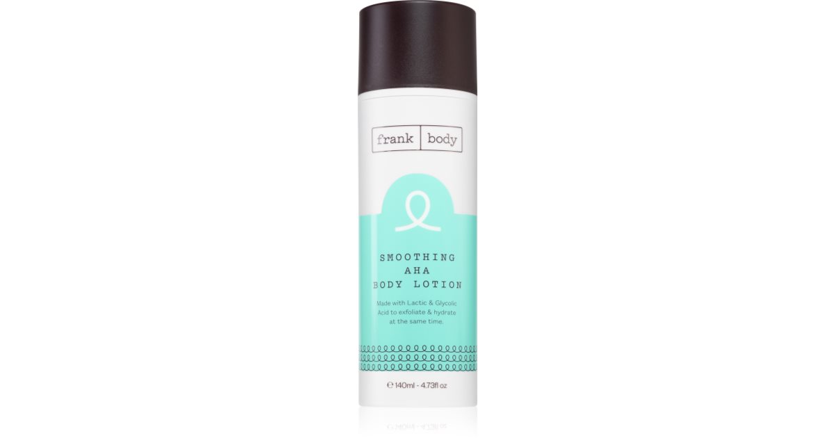 Frank Body Smoothing AHA moisturising and nourishing cream with lactic ...