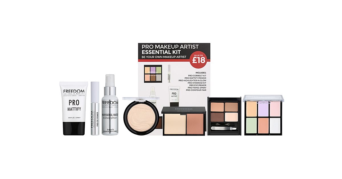Freedom Pro Makeup Artist Essential Kit Cosmetic Set I. | notino.fi