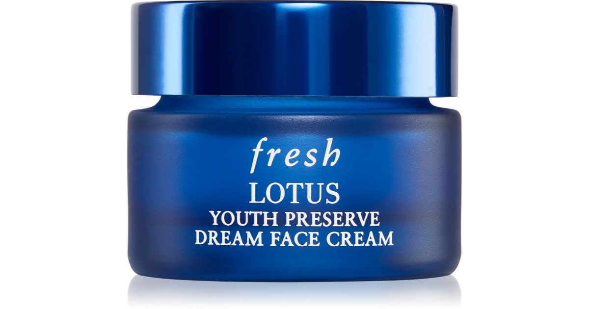 fresh Lotus Youth Preserve Dream Cream krem na noc przeciw objawom ...
