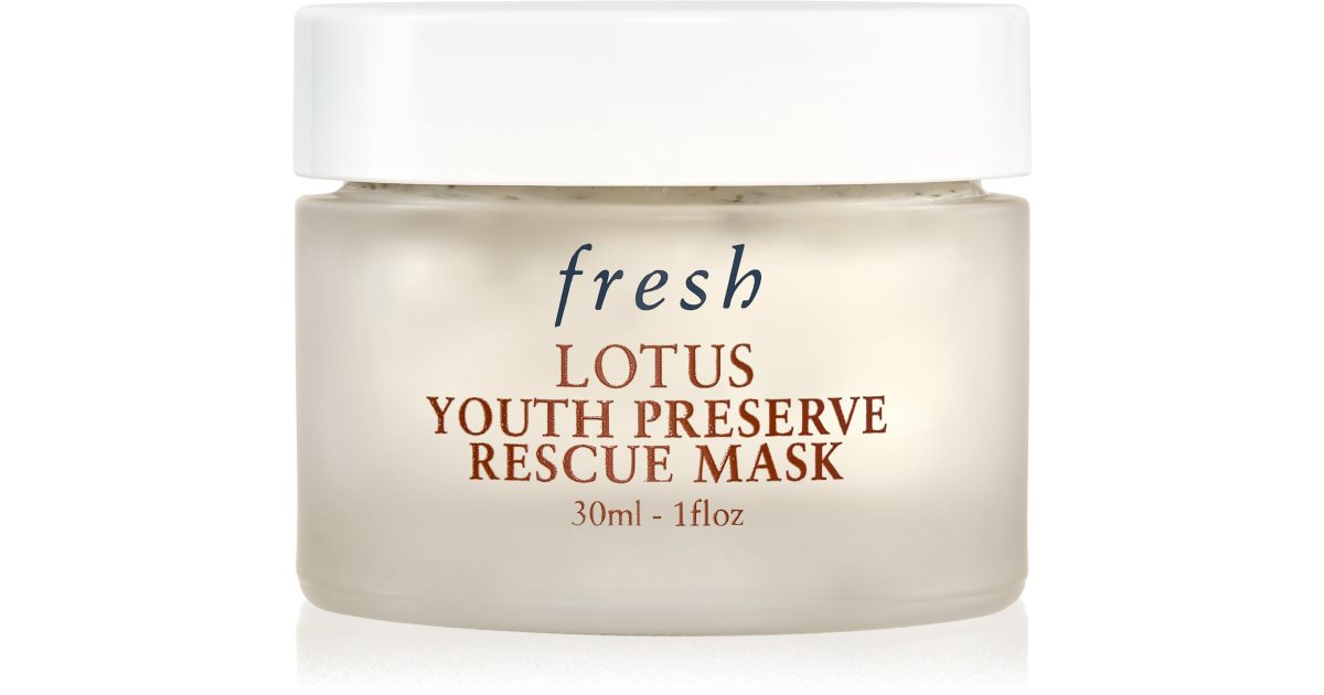 fresh Lotus Youth Preserve Rescue Mask exfoliating mask with anti ...