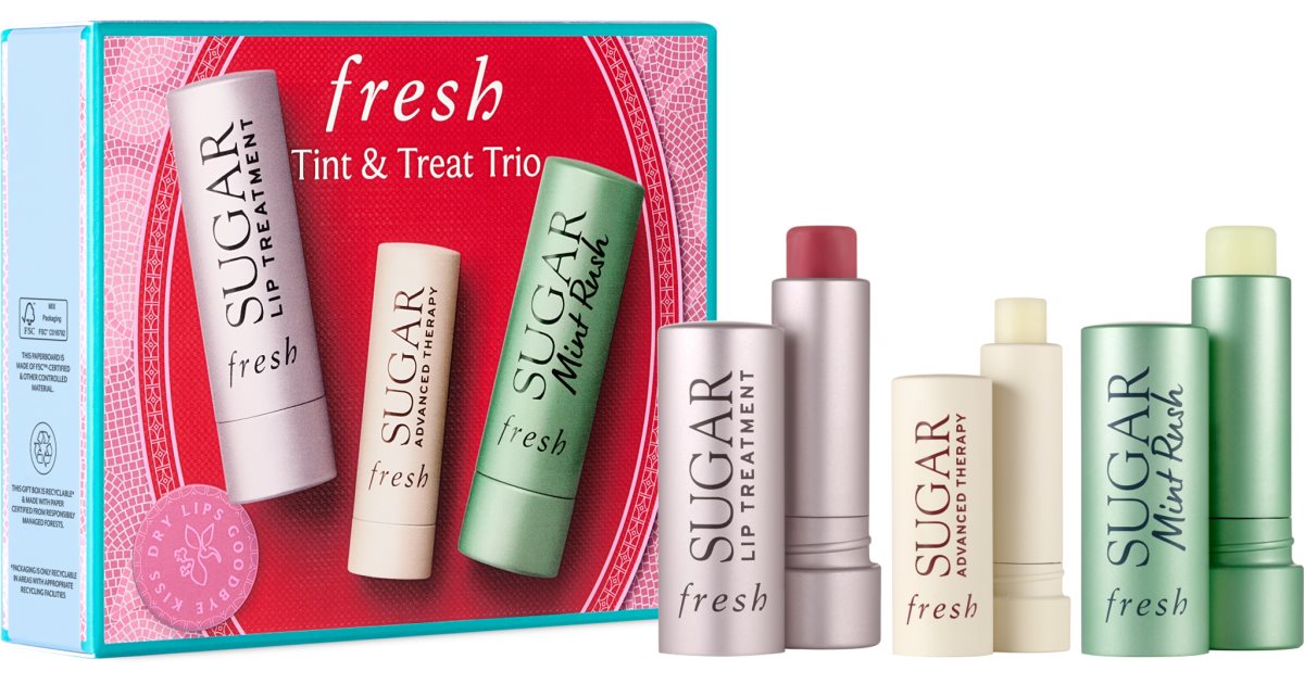 fresh Tint & Treat Trio kit lèvres | notino.fr