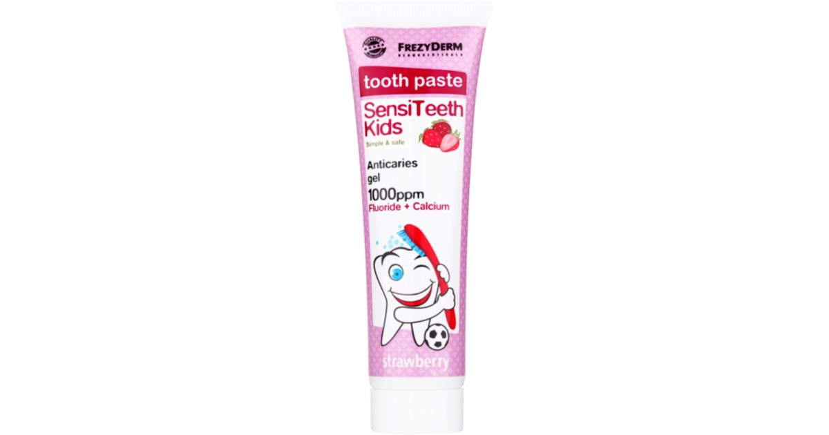 Frezyderm SensiTeeth Kids Toothpaste for Children With Strawberry ...