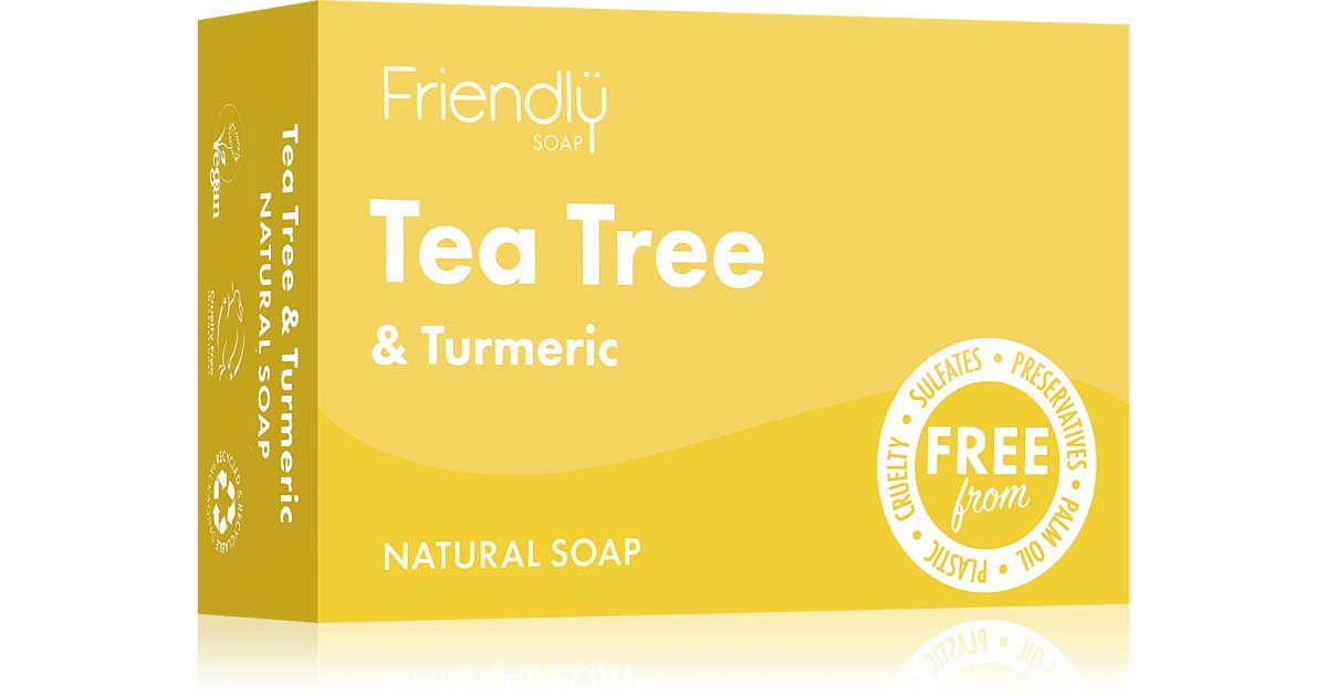 Friendly Soap Natural Soap Tea Tree & Turmeric jabón natural | notino.es