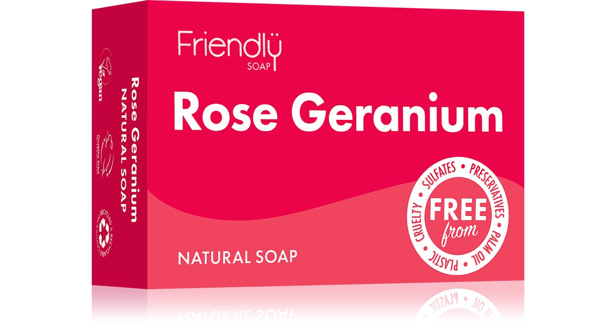 Friendly Soap Natural Soap Rose Geranium натурален сапун | notino.bg