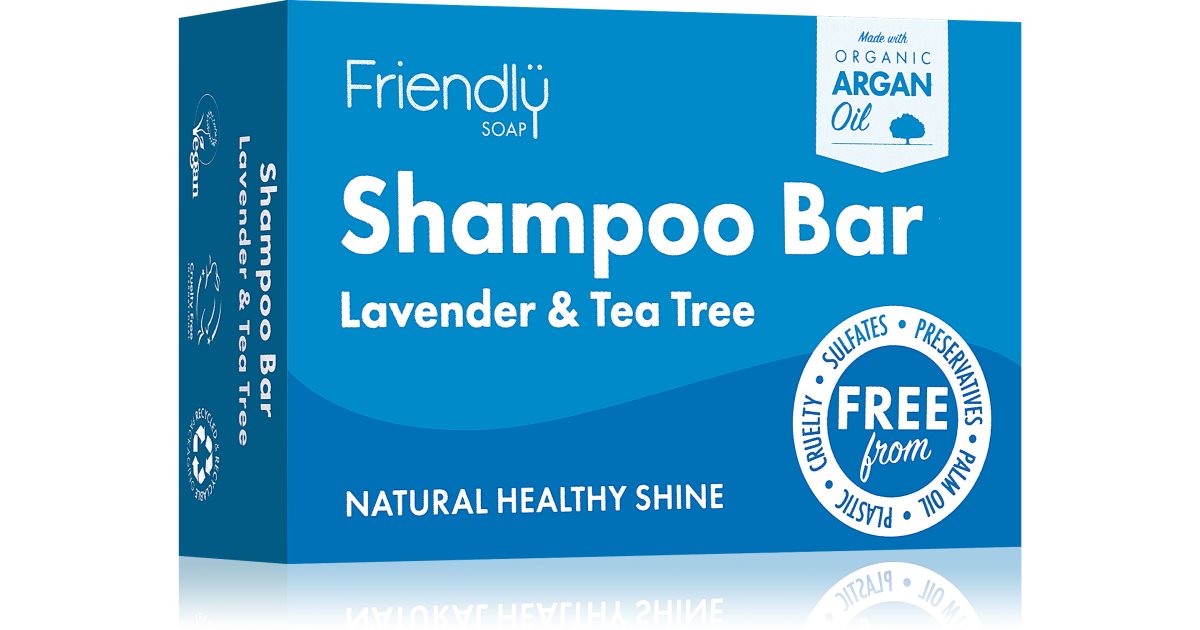 Friendly Soap Natural Shampoo Bar Lavender and Tea Tree натурален сапун ...