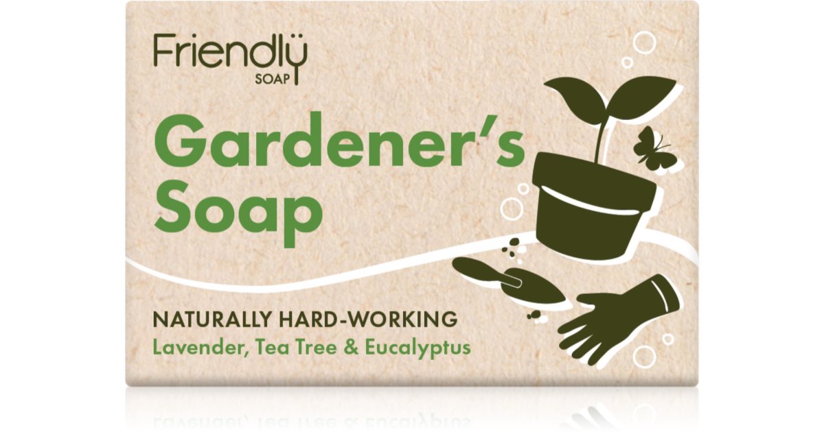 Friendly Soap Gardener's Soap natürliche feste Seife für Gesicht ...