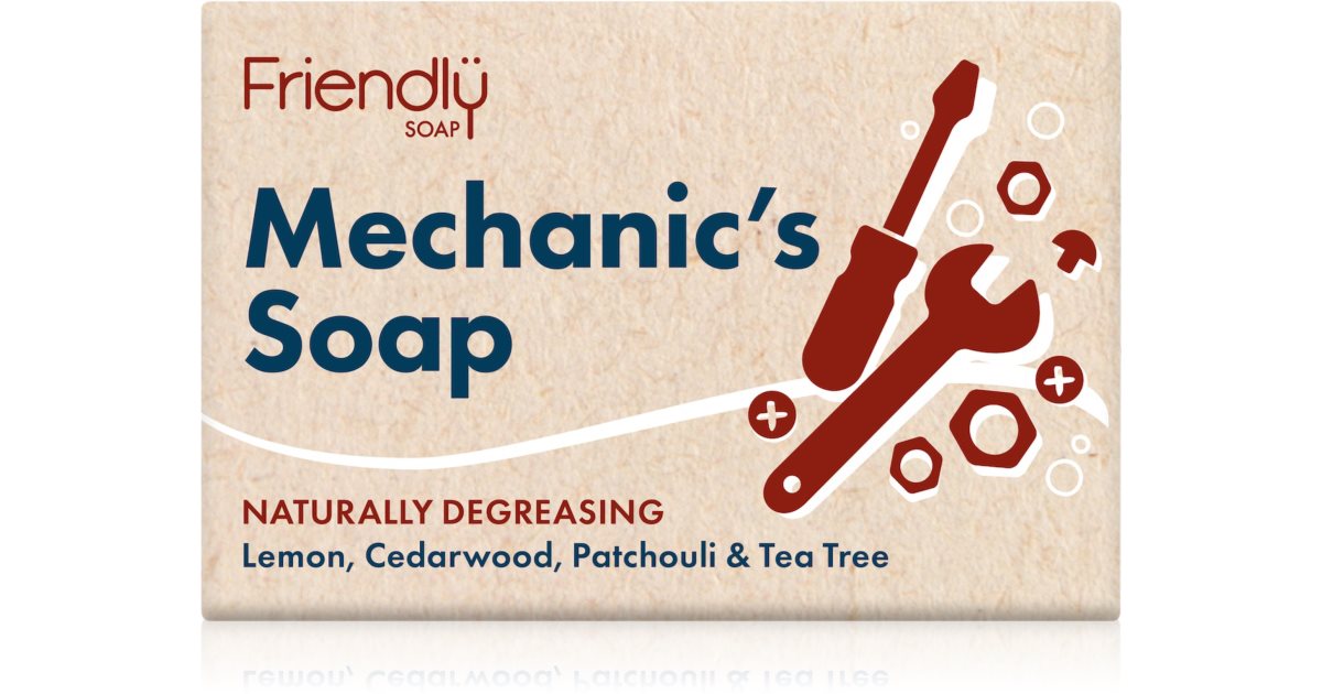 Friendly Soap Mechanic's Bar savon solide naturel visage et corps ...