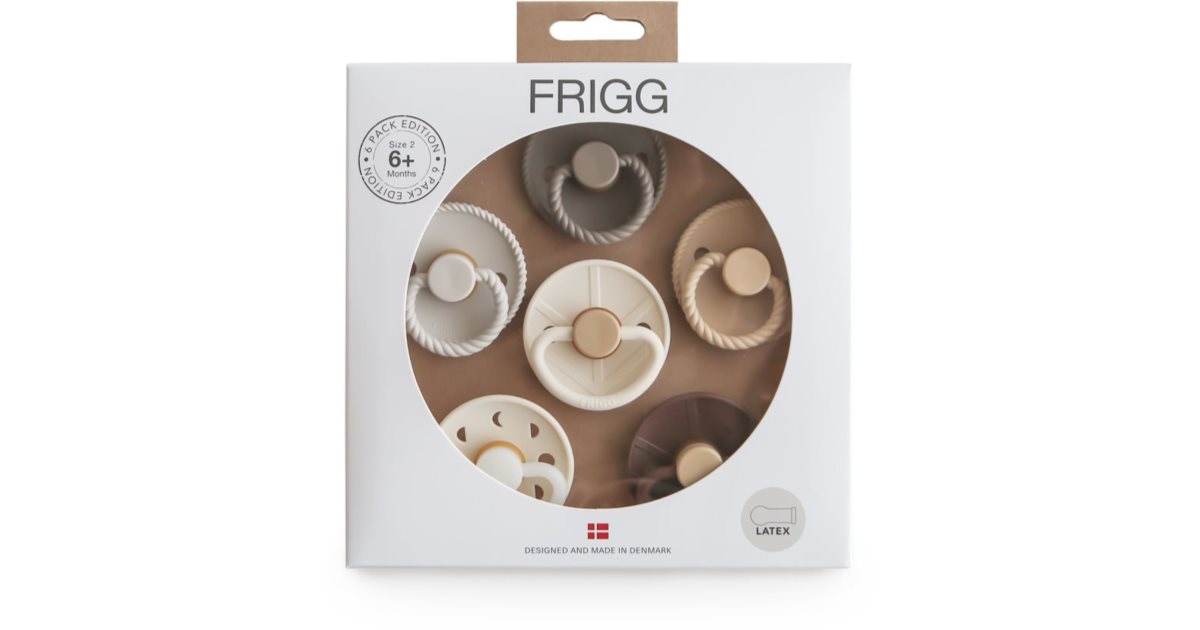 FRIGG 6 Pack Edition Size 2:6-18 months tétine Earthy Wonder | notino.fr